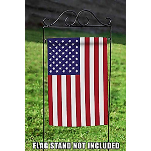 Toland Home Garden 111266 USA American Flag 12x18 Inch Double Sided American Garden Flag for Outdoor House Patriotic Flag Yard Decoration