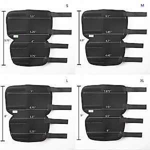 Rear Dog Leg Brace One Pair Heals Hock Joint Wrap Sleeve for Hind Legs(L/Long)