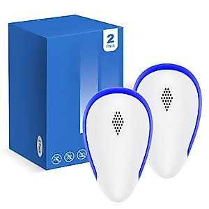 2024 Upgraded Ultrasonic Repeller 2 Packs, Indoor Ultrasonic Repellent Insect Defense for Bugs for Roach, Rodent, Mouse, Bugs, Ant, Mosquito, Mice, Spider, Electronic Plug in Pest Control