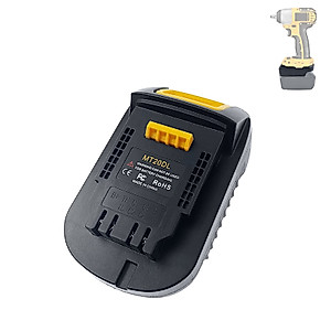 EID MT20DL Adapter for Makita 18V Battery to for Dewalt 20V Li-ion Max XR DCB180 Tools Convert for Makita BL1850B BL1840 BL1830B BL1815 to Dew 20V Li-ion Max XR DCB180 DCB200 DCB206 DCB606 DCB609