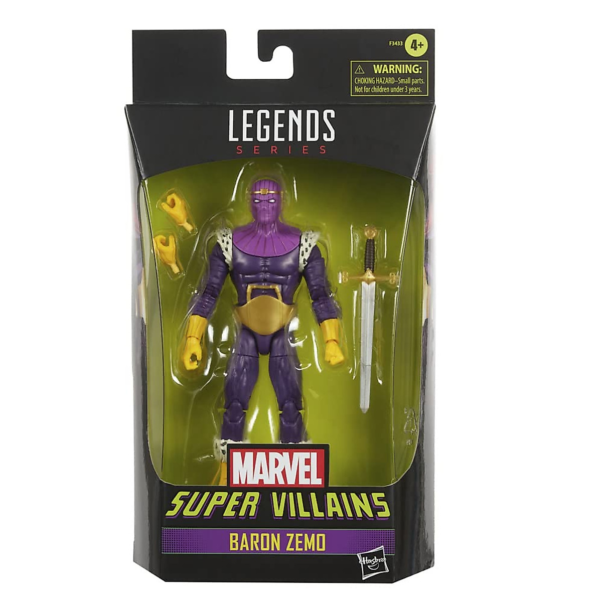 G. I. Joe Marvel Legends Series 6-Inch Baron Zemo Collection Figure from Classic Comic Books with 3 Accessories