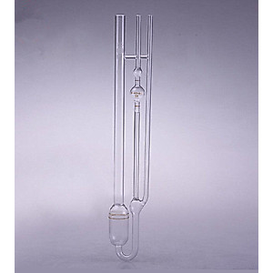 1835 Ubbelohde Viscometer Glass Capillary Viscosity Meter (0.3-0.4mm)