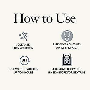 SiO Beauty ChestLift - Chest Anti-Wrinkle Pad 4 Weeks Supply - Overnight Smoothing Silicone Pad For Cleavage & Decollete Skin