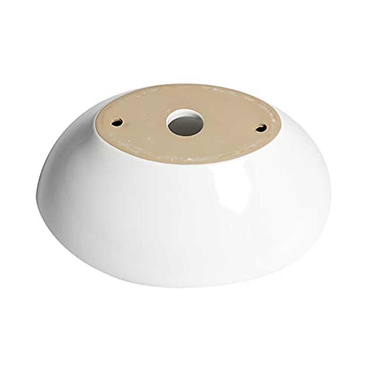 ALFI brand ABC913 Bathroom Sink, 15.38"L x 12.75"W x 5.5"H, White