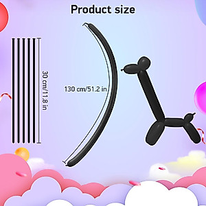 Black Balloons 260 Balloons Long Balloons Twisting Balloons Animal Balloons Party Graduation Balloons Long Balloons for Tying Balloon Arch Balloons for Balloon Arch Balloons for Arch Decoration 100pcs