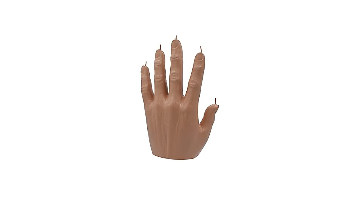 Spooky Bleeding Hand Candle for Halloween Parties