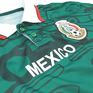 MadStrange Mexico Retro 1998 Soccer Jersey (XL) Green