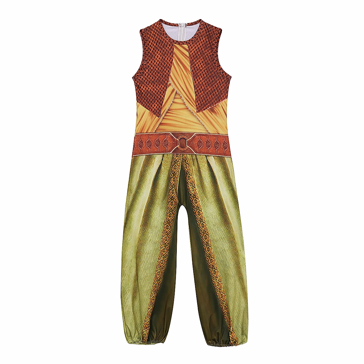 Jurebecia Girls Raya Costume Sets Birthday Party Dress up Kids Halloween Christmas Cosplay Outfits with Cape Children Pretend Play Jumpsuit Clothes Size 8-9 Years