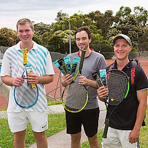 ALIEN PROS Tennis Racket Grip Tape (6 Grips) – Tac Moisture Feel Tennis Grip – Tennis Overgrip Grip Tape Tennis Racket – Wrap Your Racquet for High Performance (6 Grips, Skull)