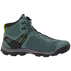 KEEN Men's Venture Mid Height Waterproof Hiking Boots, Blue Spruce/Evening Primrose, 14