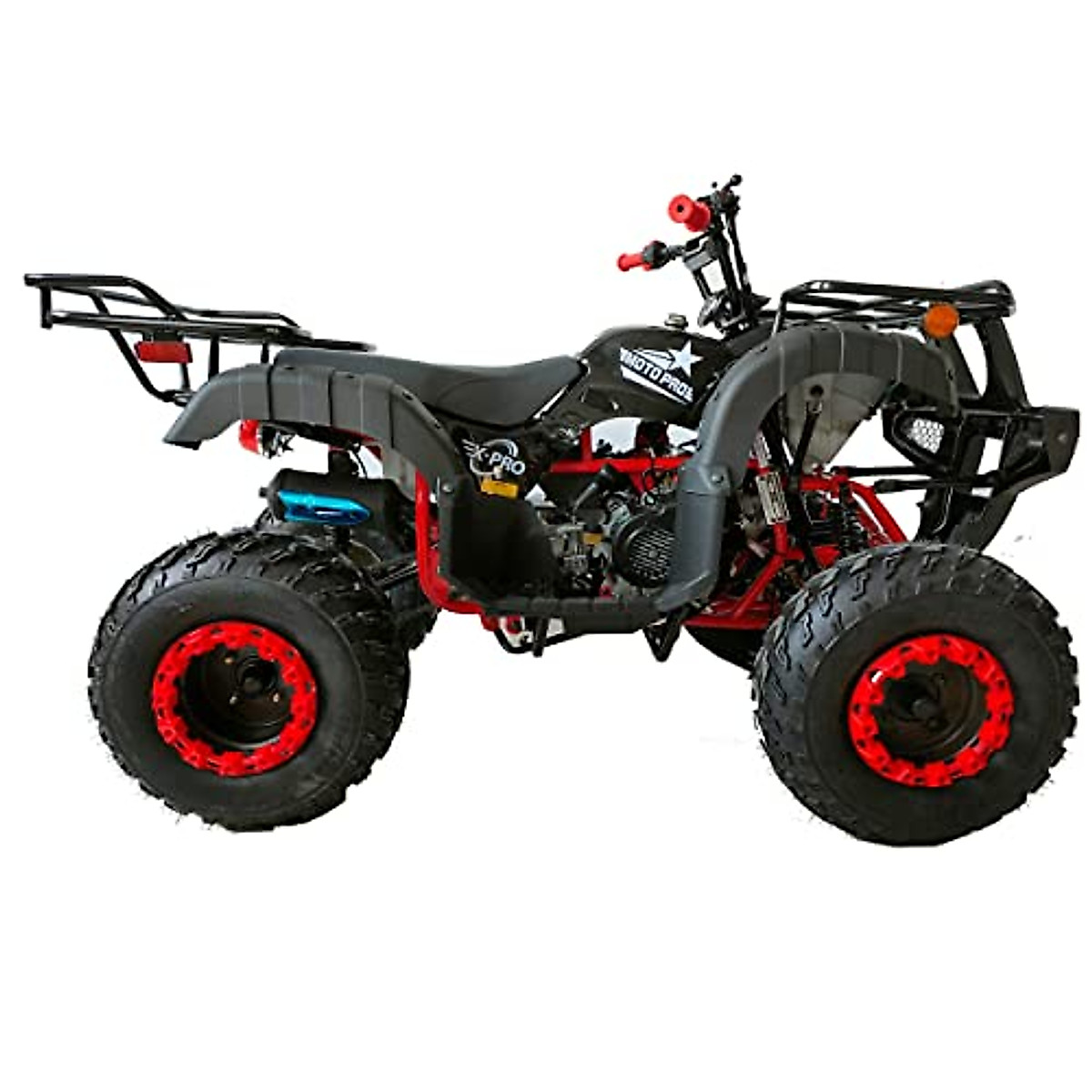 X-PRO 200 ATV Quad 4 Wheelers Utility ATV Full Size ATV Quad Adult ATVs Big Youth ATVs for Sale(Black)