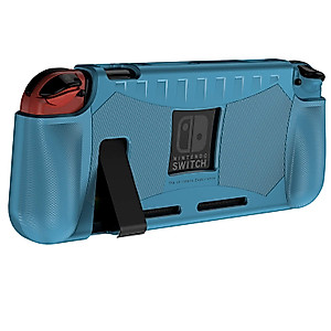 KRR Protective Case for Nintendo Switch Soft Silicone Full Body Protector Cover Shell with Shock-Absorption