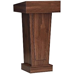 MObyat Lectern Podium Stand,Podium Lectern Podium Church Pulpit or Ceremony Classroom Lecture Speech Teach Platform Standing Brown Presentation Lectern