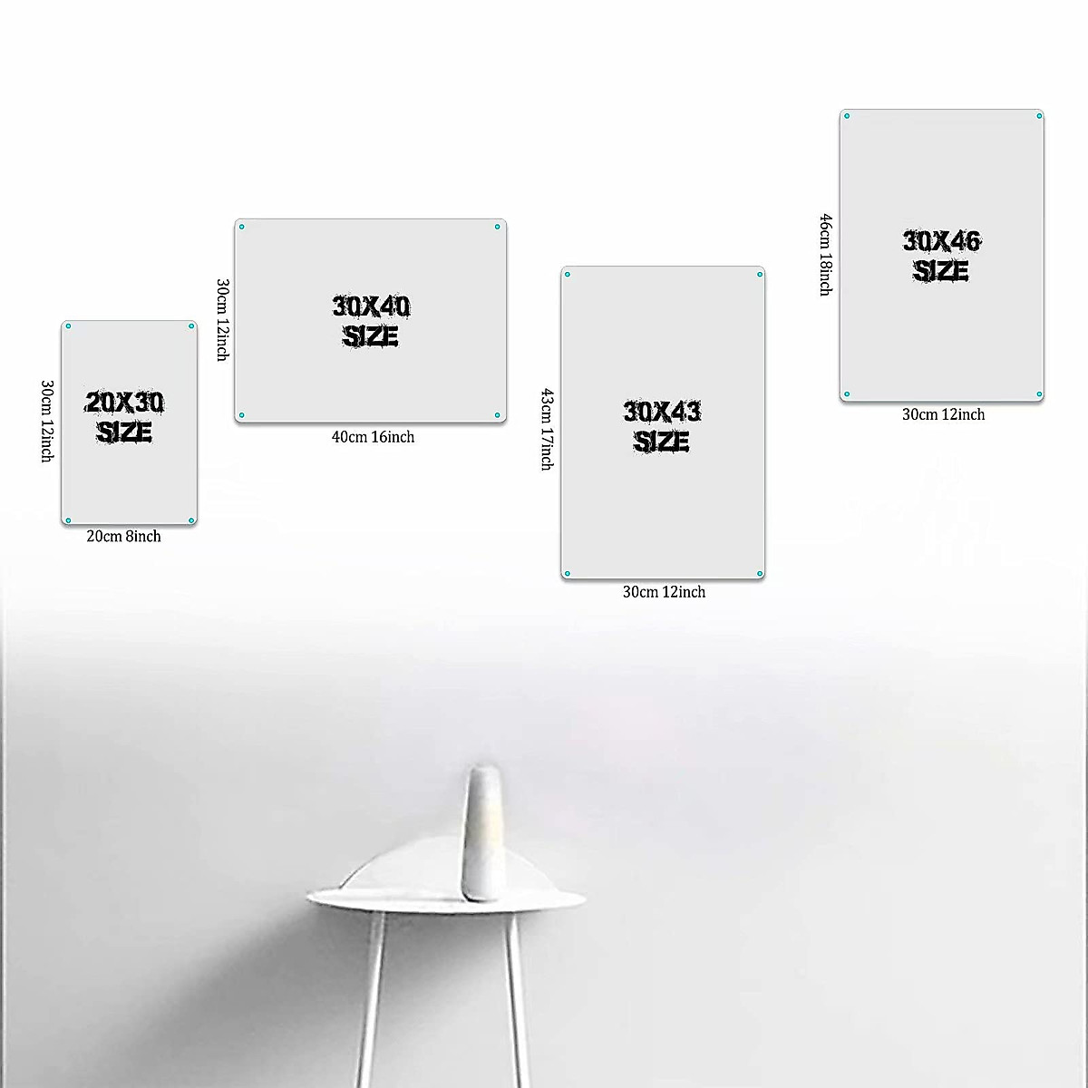 Fish Aluminum Metal Sign,Freshwater Game Fish,Wall Decor Poster Home Bedroom Kitchen Bar Home Cafe 8x12 Inch