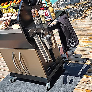 Z GRILLS Pellet Smoker Tube with 2 Hooks and Brush, 12" BBQ Billowing Smoke Mesh Stainless Steel for Cold/Hot Smoking