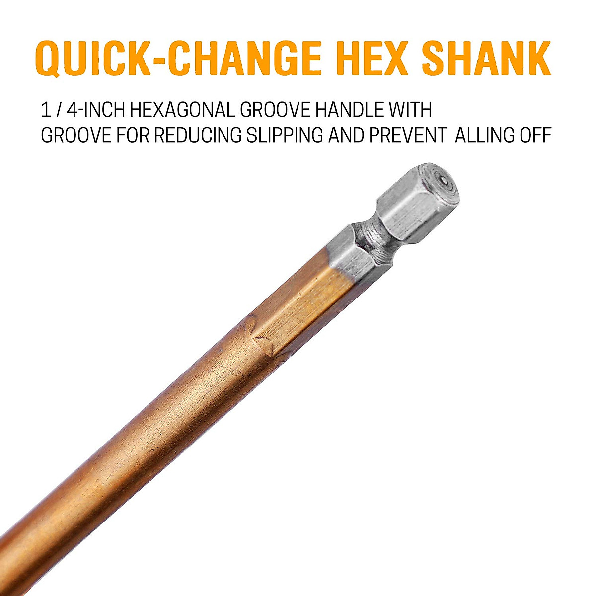 13 Piece Spade Drill Bit Set, Paddle Flat Bit Set for Woodworking, 1/4"to 1-1/2", with Exquisite Packaging, for Cutting Wood, Plastic and Aluminum Holes