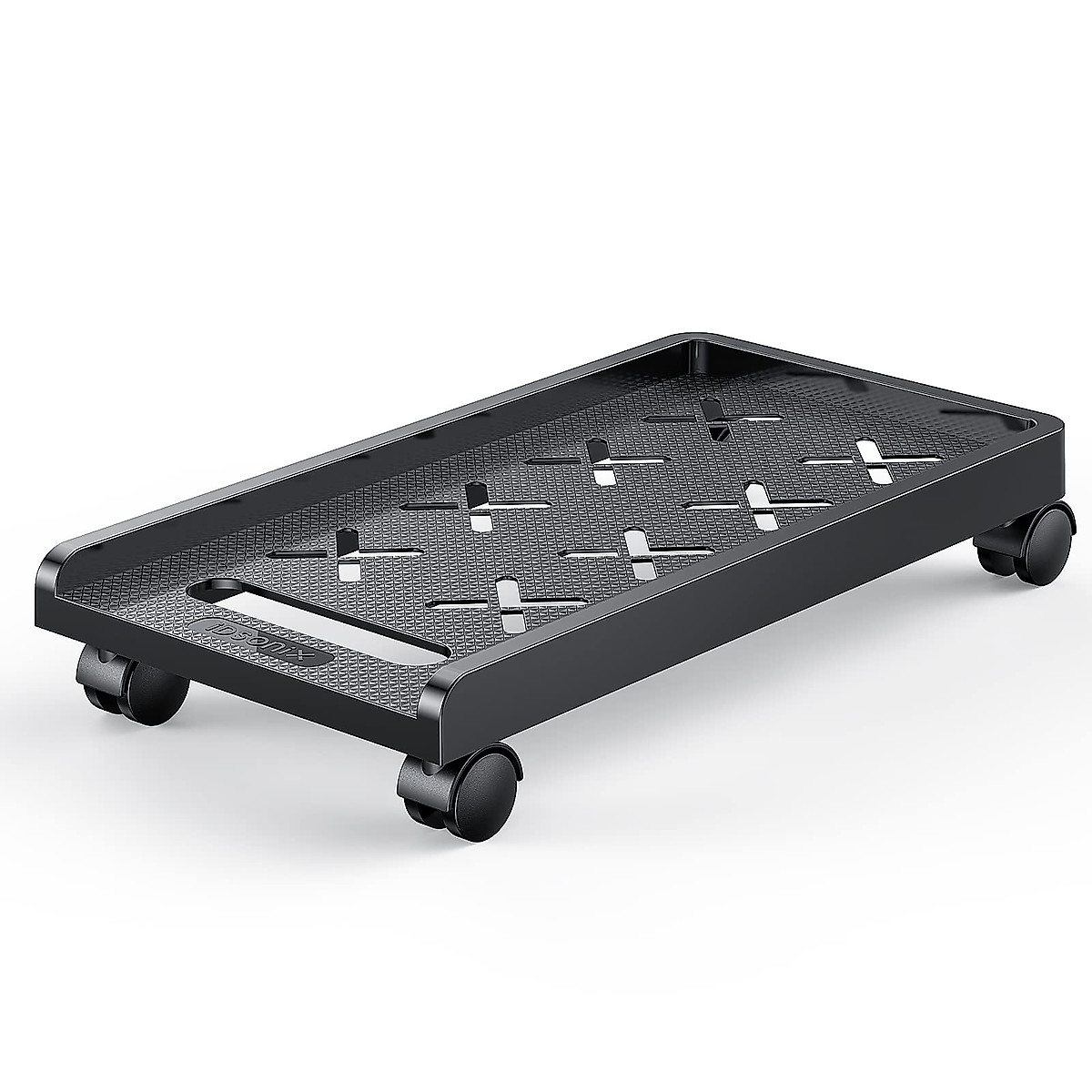 Computer Tower Stand CPU Stand - iDsonix Ventilated PC Tower Stand, Under Desk CPU Holder Mobile PC Floor Stand with 4 Caster Wheels Fits for Gaming PC