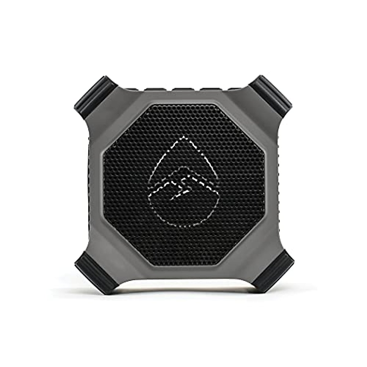 ECOXGEAR EcoEdge Plus GDI-EXEGPL410 Rugged Waterproof Floating Portable Bluetooth Wireless 20 Watt Smart Speaker with Bottle Opener and LED Party Lights (Gray)