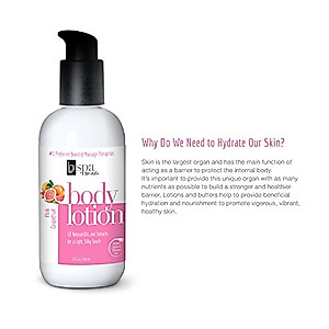 BV Spa by Bon Vital' Moisturizing Body Lotion, Pink Grapefruit Scented Body Silk for Dry Skin Repair, Anniversary for Women, Moisturizer with Essential Oils for Soft Skin
