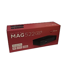 Infomir Mag 522w3 w/ Builtin WiFi 2GB RAM Newest Model 2021 Upgrade from MAG522w1 and MAG322W1