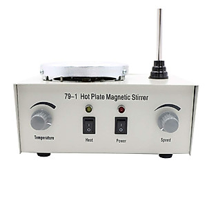 Magnetic Stirrer, Hot Plate with Speed Adjusting, Magnetic Mixer with 7 Pcs Stirrer Stir Bars Mixed, Home Lab Stirrer, 1000ML