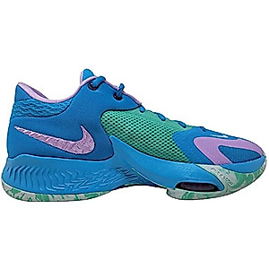 Nike Men's Zoom Freak 4 Basketball Shoes, Laser Blue/Lilac-Light Menta, 10 M US