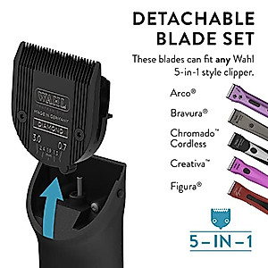 WAHL Professional Animal 5-in-1 Diamond Blade Arco, Bravura, Chromado, Creativa, Figura, and Motion Pet, Dog, and Horse Clippers (#41854-7526)