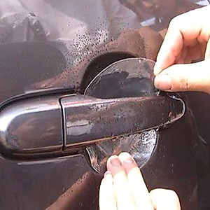 8pcs Universal Invisible Car Door Handle Scratches Automobile Shakes Protective Vinyl Protector