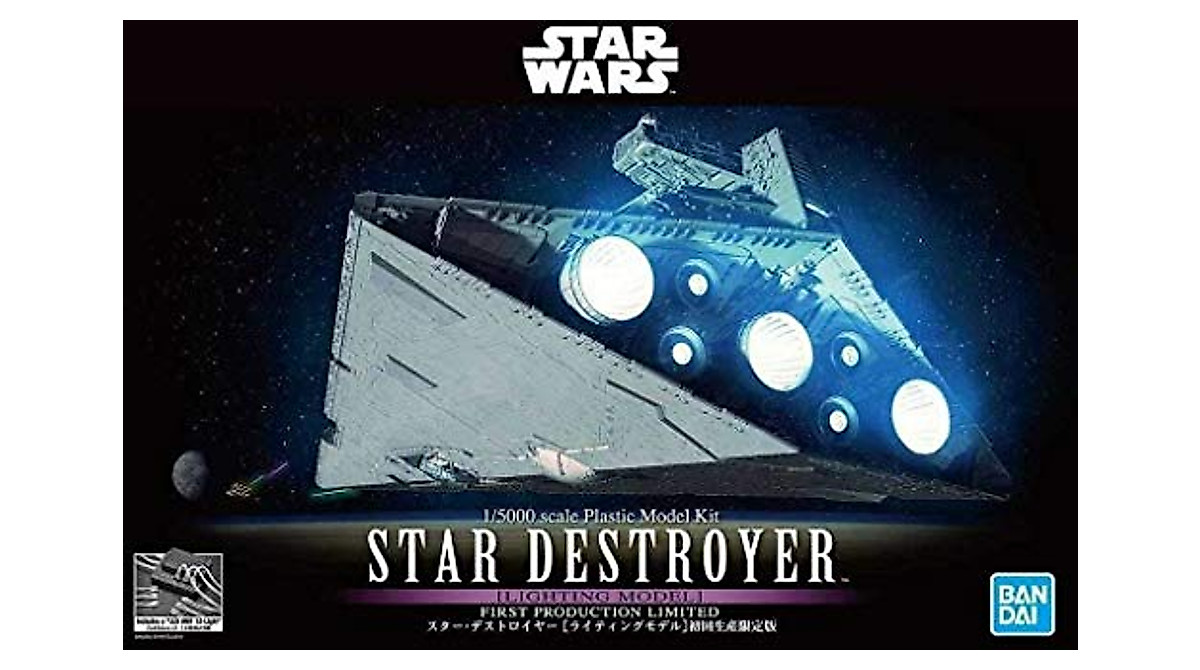 Star Wars Star Destroyer Model Kit 1/5000 Lighting Edition