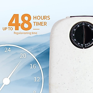 PAWISE Automatic Cat Feeders 1 Meal Automatic Dog Feeder,Dog/Cat Food Dispenser 1.5 Cup, Schedule Meal or Treat, with 48-Hour Timer