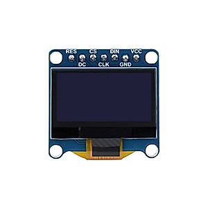 waveshare 0.96inch OLED Display Module, 128×64 Resolution, SPI / I2C Communication, Yellow&Blue Version