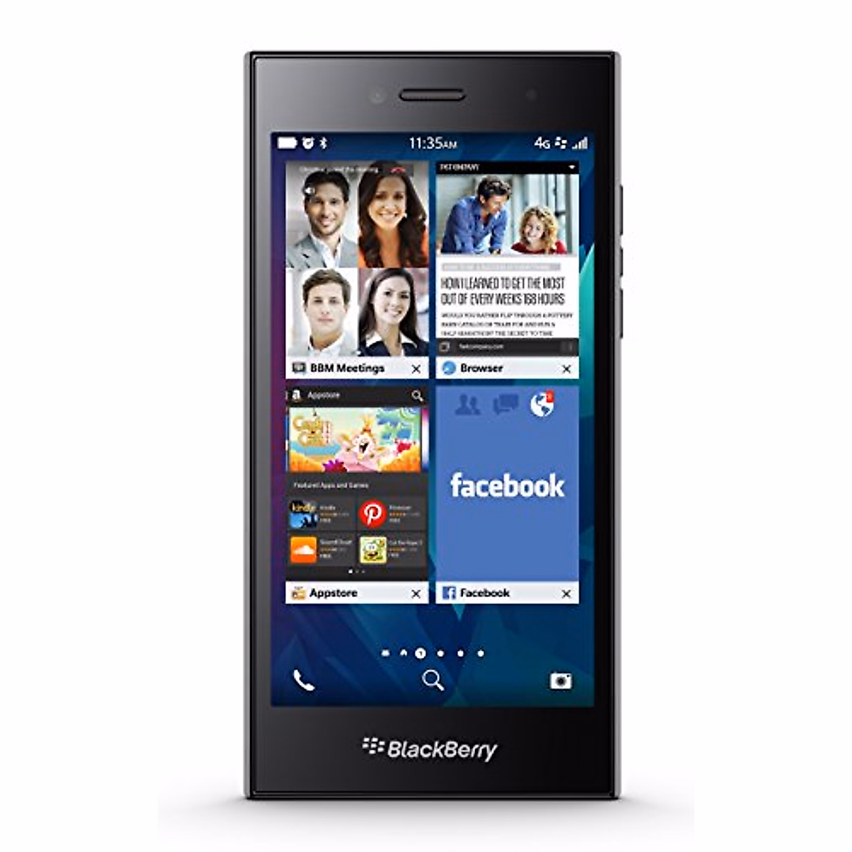 BlackBerry Leap Factory Unlocked Shadow Grey STR100-2