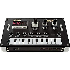 Korg Nu:Tekt NTS-1 Digital DIY Programmable Synthesizer - With H&A Closed-Back Studio Monitor Headphones