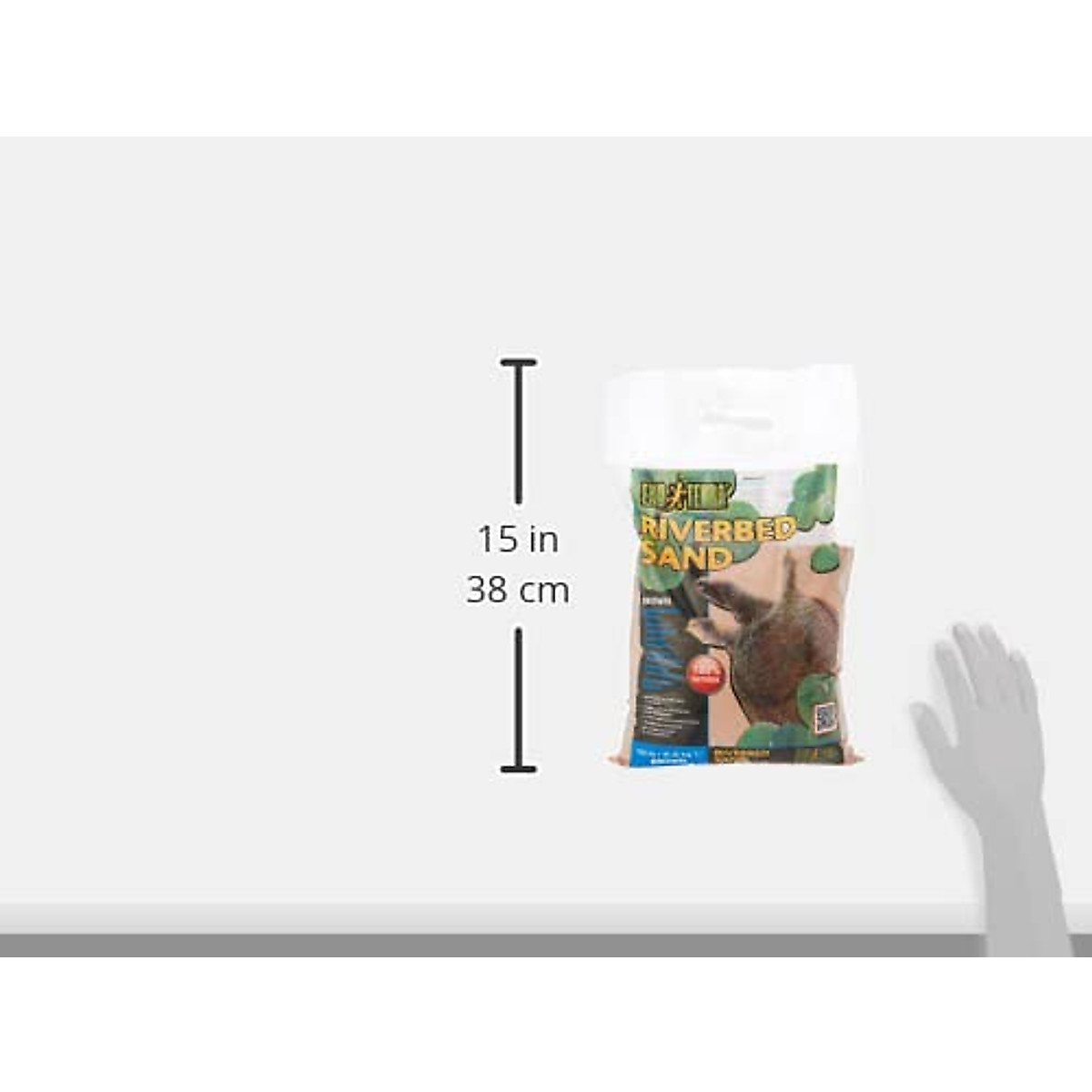 Exo Terra Dog Riverbed Sand, 10-Pound, Brown, for Small Breeds