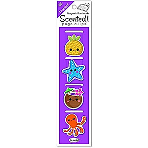 Re-marks Scented Magnetic Page Clip Bookmarks, Set of 4
