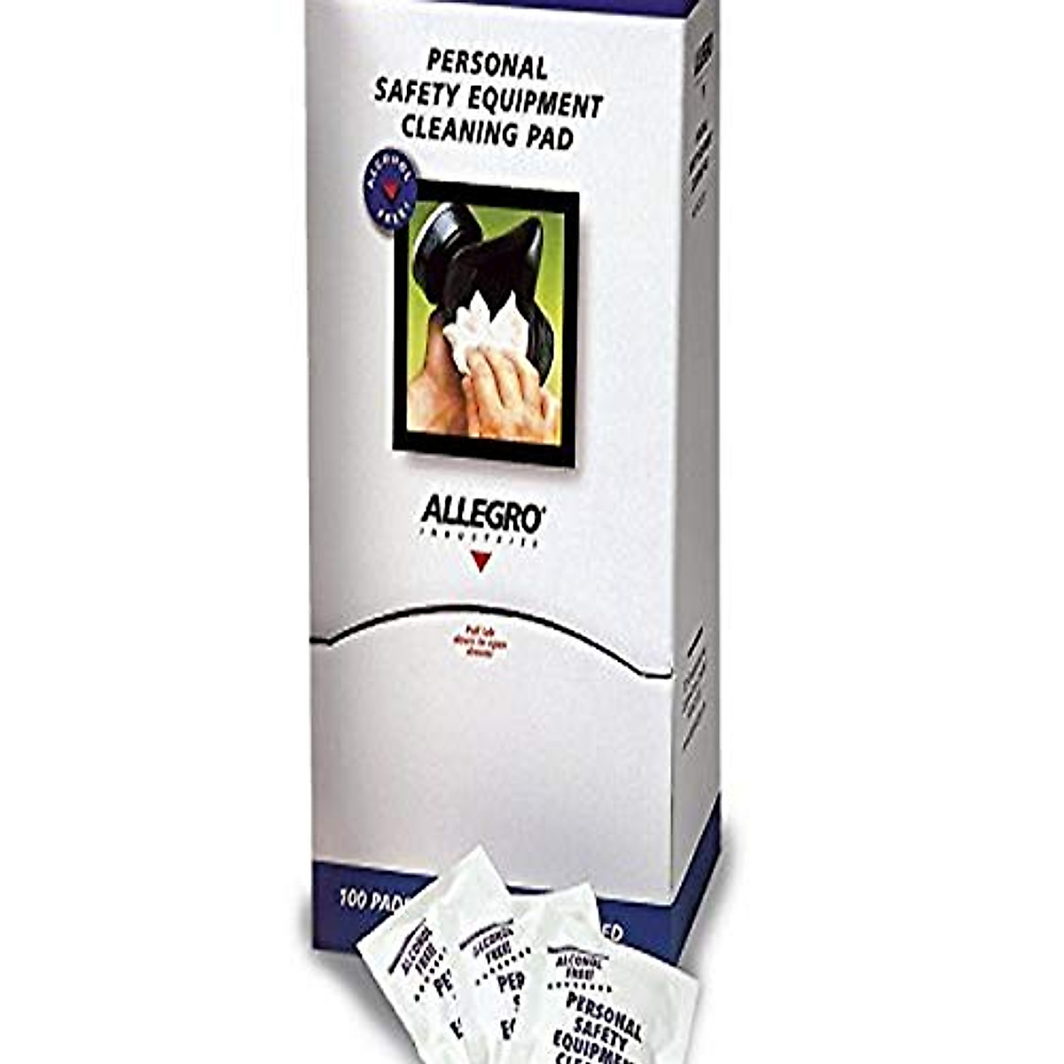 Allegro Industries 3001 Alcohol Free Towelettes, 5" x 8" (Pack of 100)