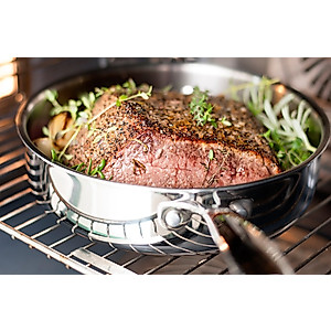 OXO Good Grips Tri-Ply Stainless Steel Pro 4QT Covered Skillet