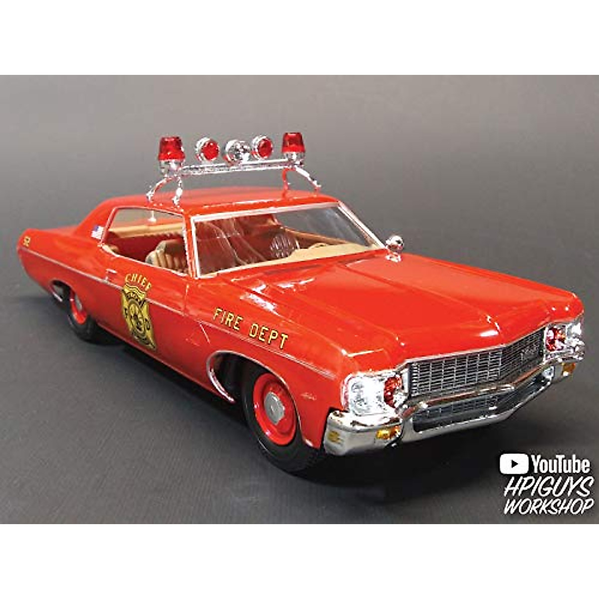 AMT 1970 Chevy Impala Fire Chief 1:25 Scale Model Kit