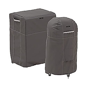 Classic Accessories Ravenna Water-Resistant 33 Inch Square Smoker Grill Cover