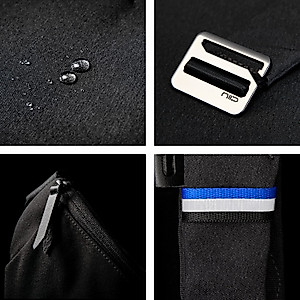 NIID-FINO NEO Sling Shoulder Crossbody Bag Chest Bag Slim Backpack Multipurpose Daypack (Meteorite black, Right Hand)