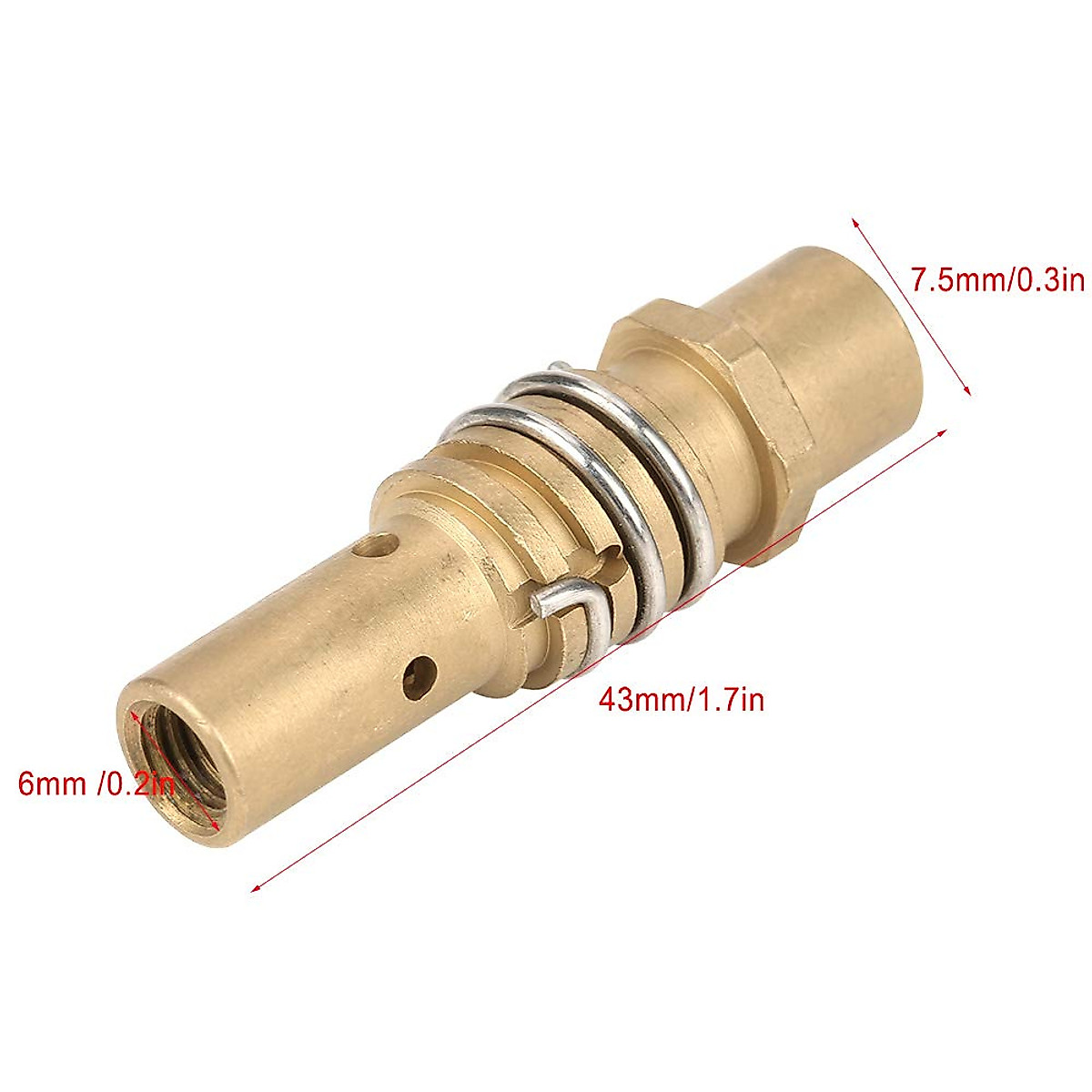 10pcs Tips Holders MIG Welder Consumable Accessory Fit for 15AK MB15 MIG MAG Co2 Welding Torch