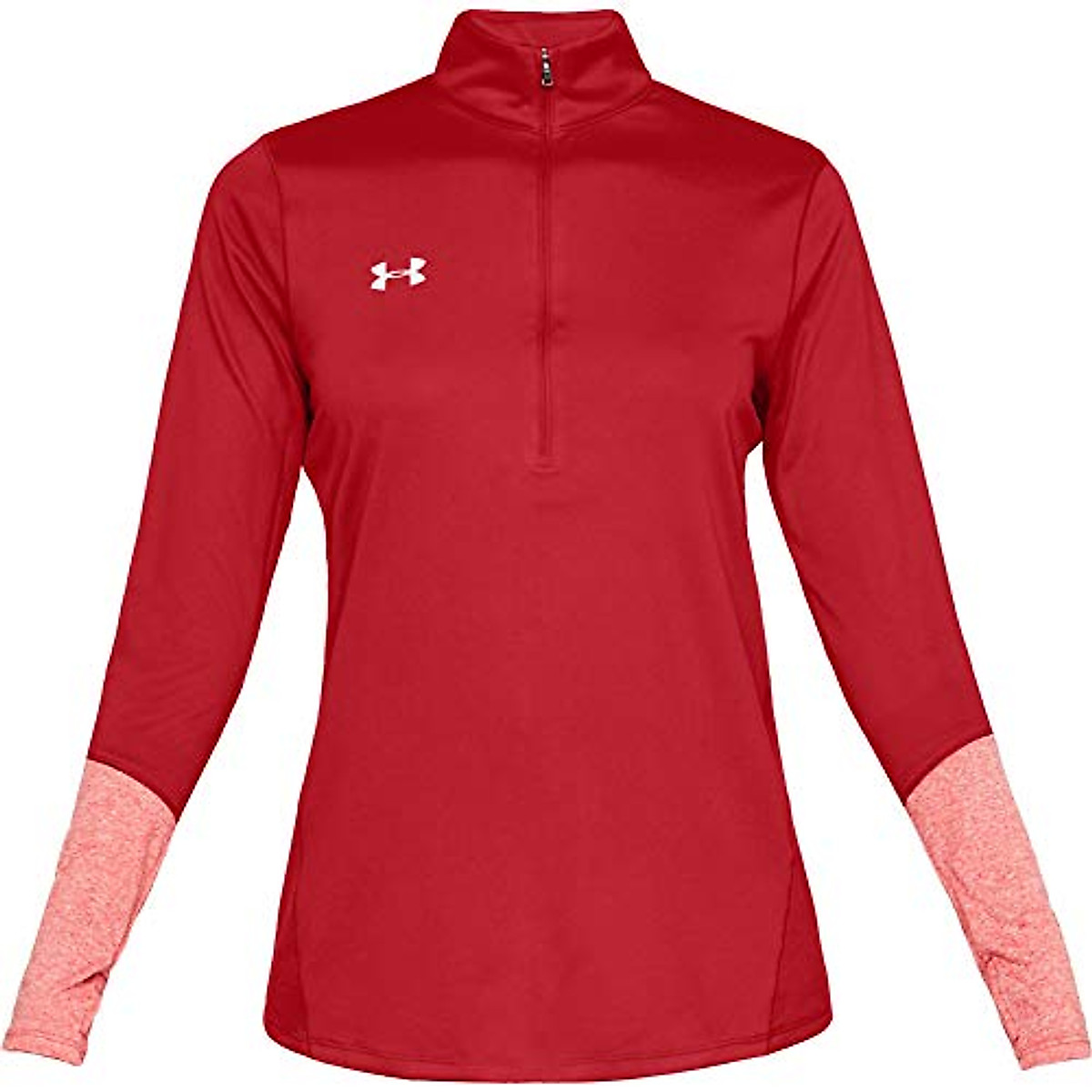 Under Armour Women's UA Locker ½ Zip XXL Red