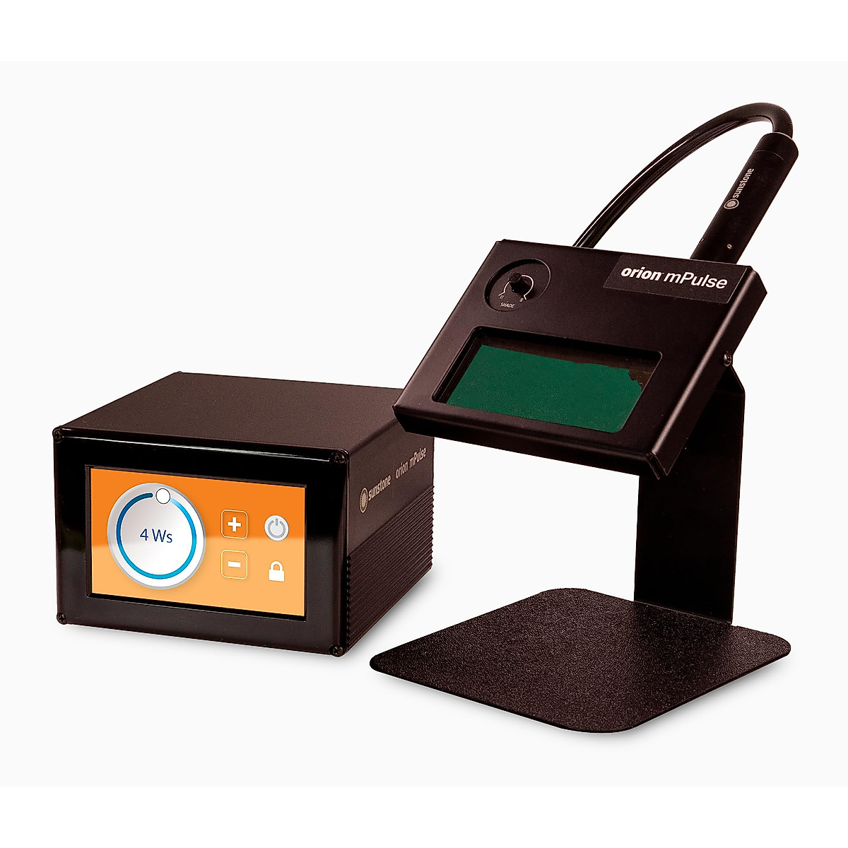 Permanent Jewelry Welder by Sunstone Welders, Orion mPulse 30 with basic ADL, Pulse Arc Permanent Jewelry Welder with Touch Screen Interface