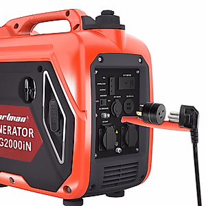 Cartman 2000W Portable Inverter Generator: Super Quiet Power Backup for Home, Camping, and Emergencies - Gas Powered, EPA Compliant