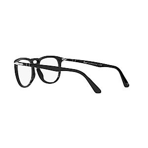 Persol PO3278V Square Prescription Eyewear Frames, Black/Demo Lens, 51 mm