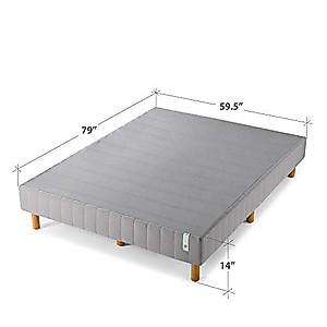 ZINUS GOOD DESIGN Award Winner Justina Metal Mattress Foundation / 14 Inch Platform Bed / No Box Spring Needed, Queen