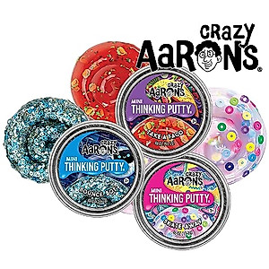 Crazy Aaron's Putty Mini Tins Bounce Bot, Skate Away & Take-A-Taco Gift Set Bundle - 3 Pack (13.3g each)