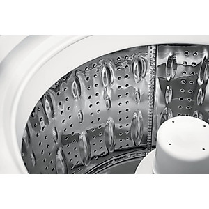 Frigidaire FFTW4120SW 4.1 cu. ft. High Efficiency Top Load Washer, 12 wash cycles, Quick Wash, Delicate, Hand Wash, Active Wear, Heavy Duty, Stainless Steel Drum, in White