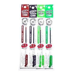 Pilot Hi-Tec-C Coleto Gel Ink Pen Refill 0.3mm, 15-color Set(Japan Import) [Komainu-Dou Original Package]