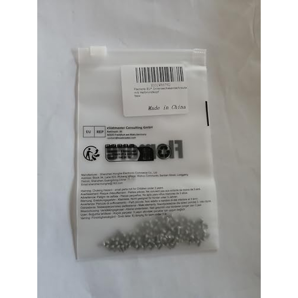 M2x4 Button Head Hex Socket Drive Screws 304 Stainless Steel Button Head Cap Screws (Pack of 100)